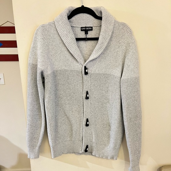 Express | Sweaters | Nwot Express 0 Cotton Knit Cardigan 2 Tones Of ...